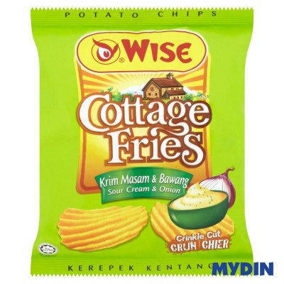 Wise Cottage Fries Potato Chips Sour Cream & Onion (60g) | Shopee Malaysia