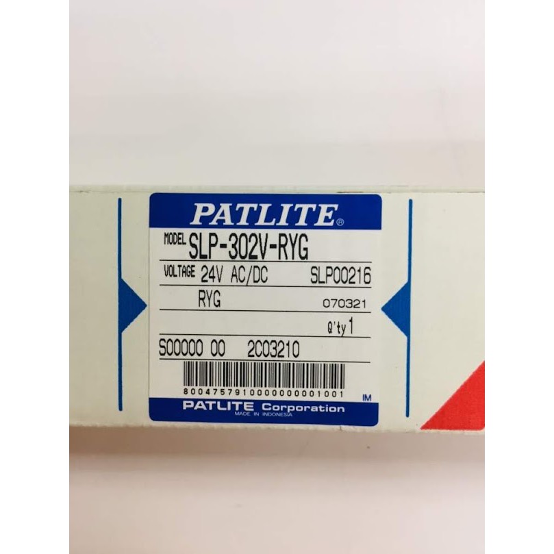 PATLITE SIGNAL TOWER LIGHT SLP-302 R/A/G | Shopee Malaysia