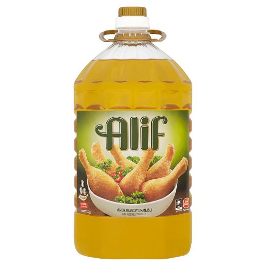 Alif Pure Vegetable Cooking Oil 5kg | Shopee Malaysia