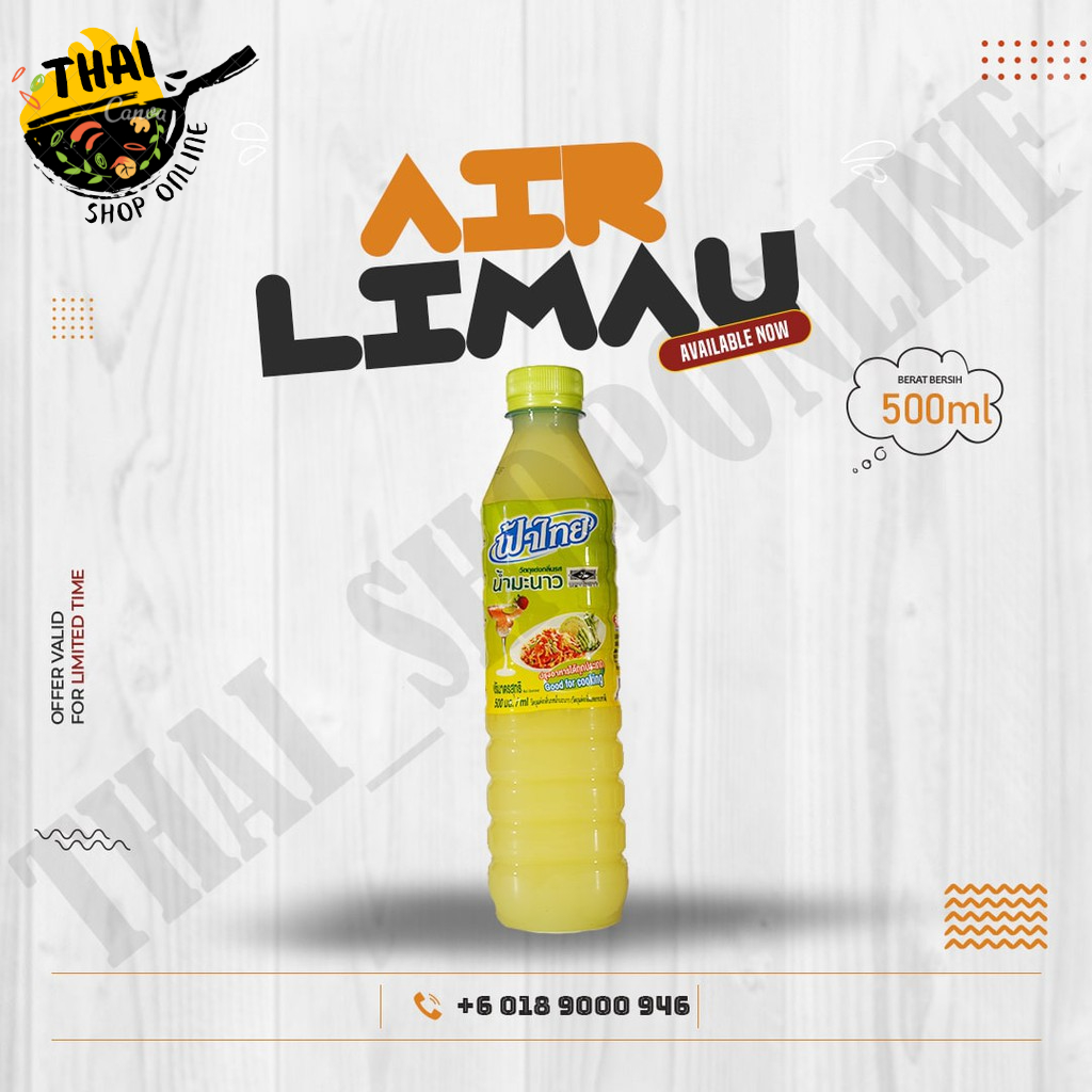 Air Limau Nipis Jus Limau Nipis Lime Juice 300ml 500ml 700ml 1000ml