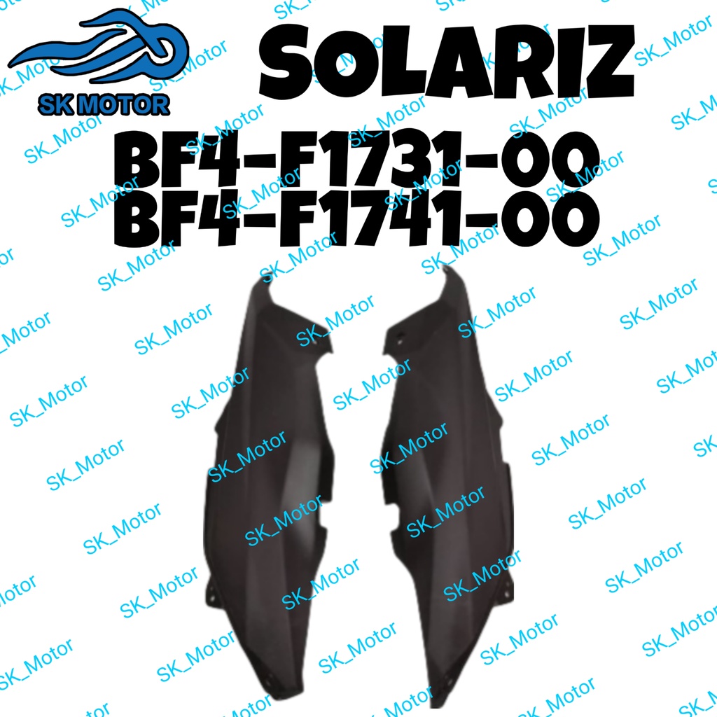 Yamaha EGO SOLARIZ Original Inner Cover Full Set Kaver Hitam Meter Tank ...