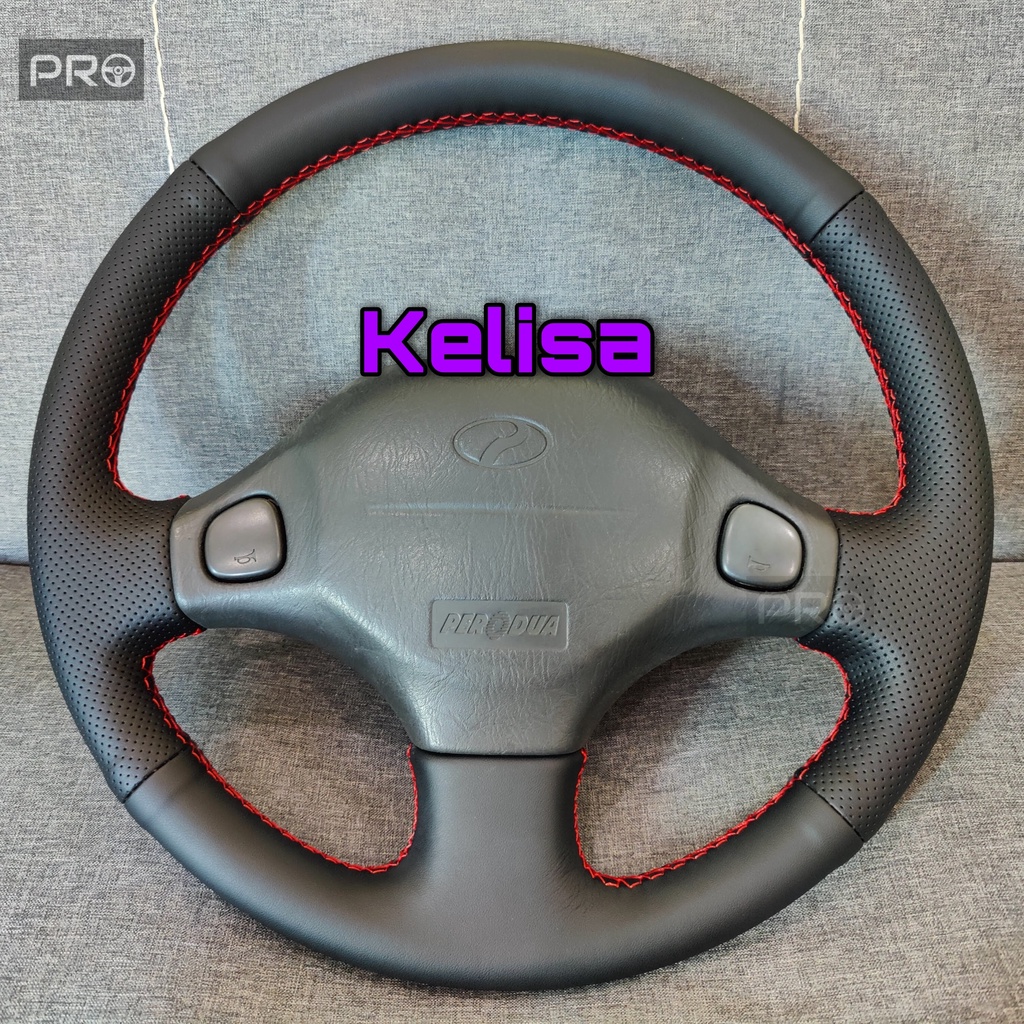 Perodua Kelisa Kenari Kembara Custom Made Steering Cover DIY Stitch ...