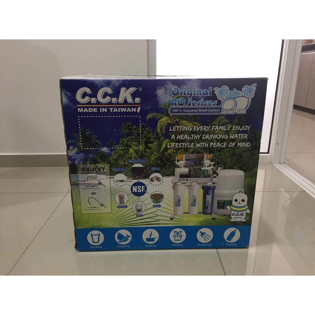 CCK 5 STAGE UNDER SINK RO SYSTEM WITH 3 GALLON STORAGE TANK | Shopee Malaysia