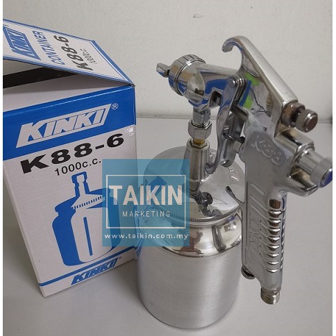 KINKI Spray Gun Suction Sprayer 1.5mm 2.0mm Nozzle 1000ml Cup K88S K88 ...