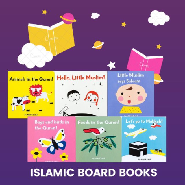 🔥🔥 RM4 OFF: Combo 6 Islamic Board Book by Oliek Book | Shopee Malaysia