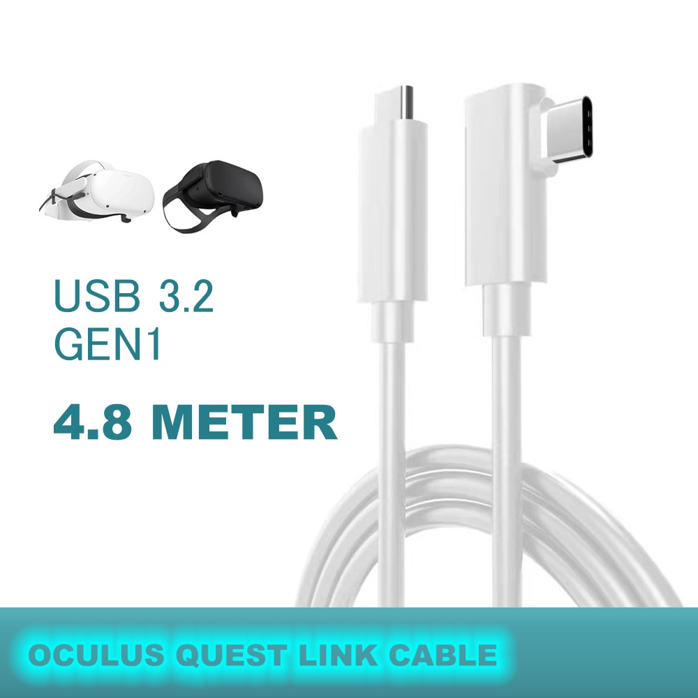 5M 3M TYPE-C Cable Oculus Quest 2 Link Cable Pico 4 USB3.2 USB-A To ...
