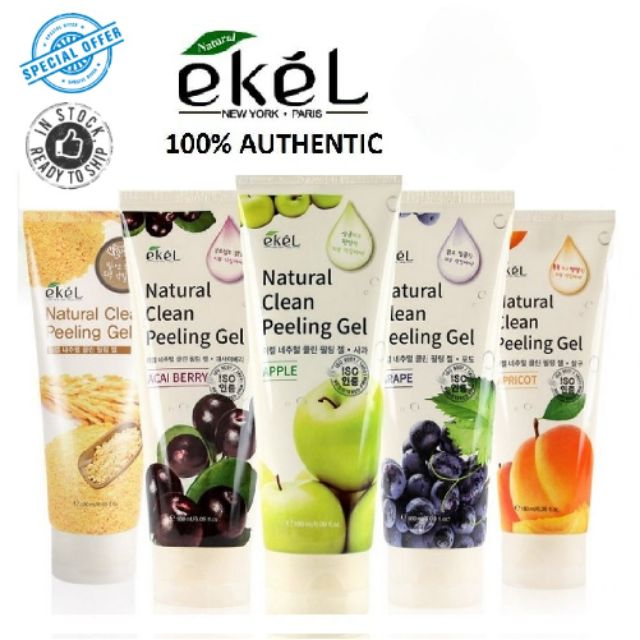 Ekel Natural Clean Peeling Gel 180ml | Shopee Malaysia