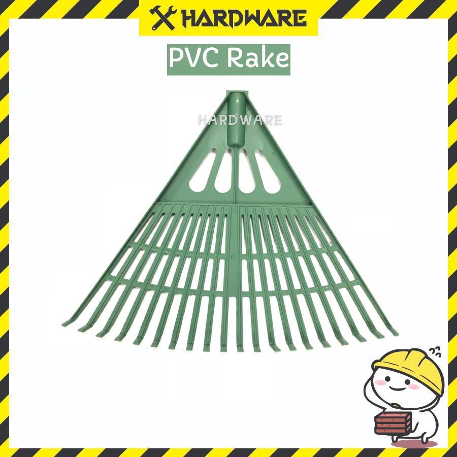 PVC Rake/PVC Rake Head/leaves broom/Garden cleaner/Kepala Pencakar PVC ...
