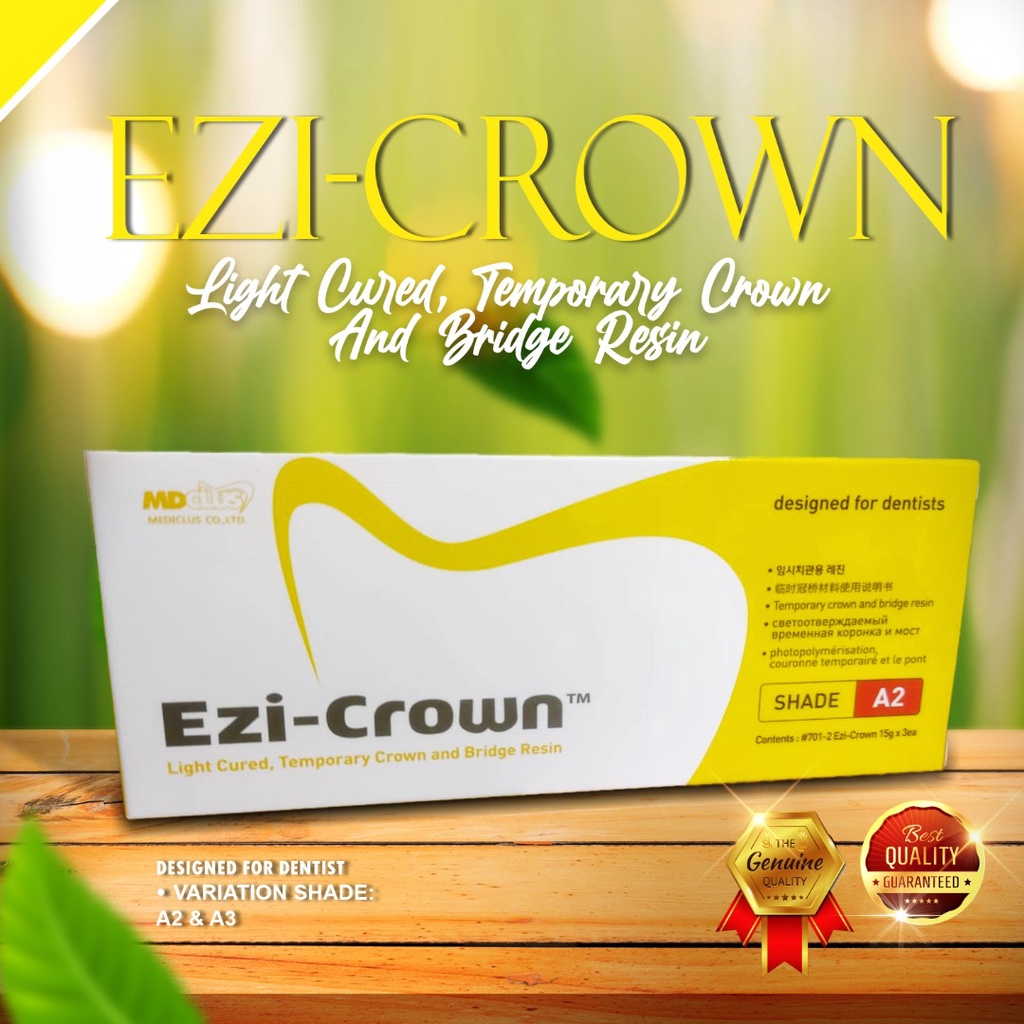 EZI-CROWN - LIGHT CURED TEMPORARY CROWN AND BRIDGE RESIN | Shopee Malaysia