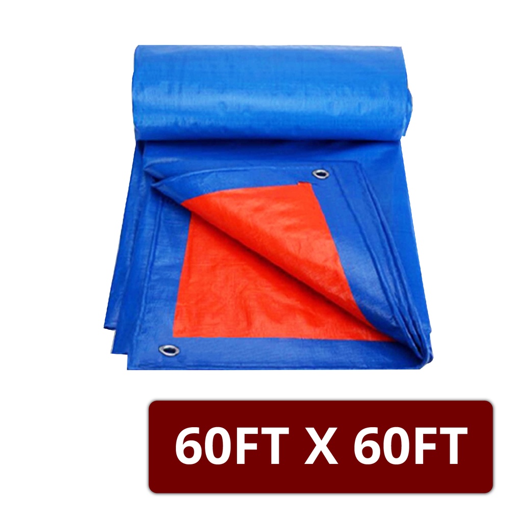 QuickFix 50ft 60ft Canvas Canopy Blue Orange Kanvas Khemah Pasar Malam ...