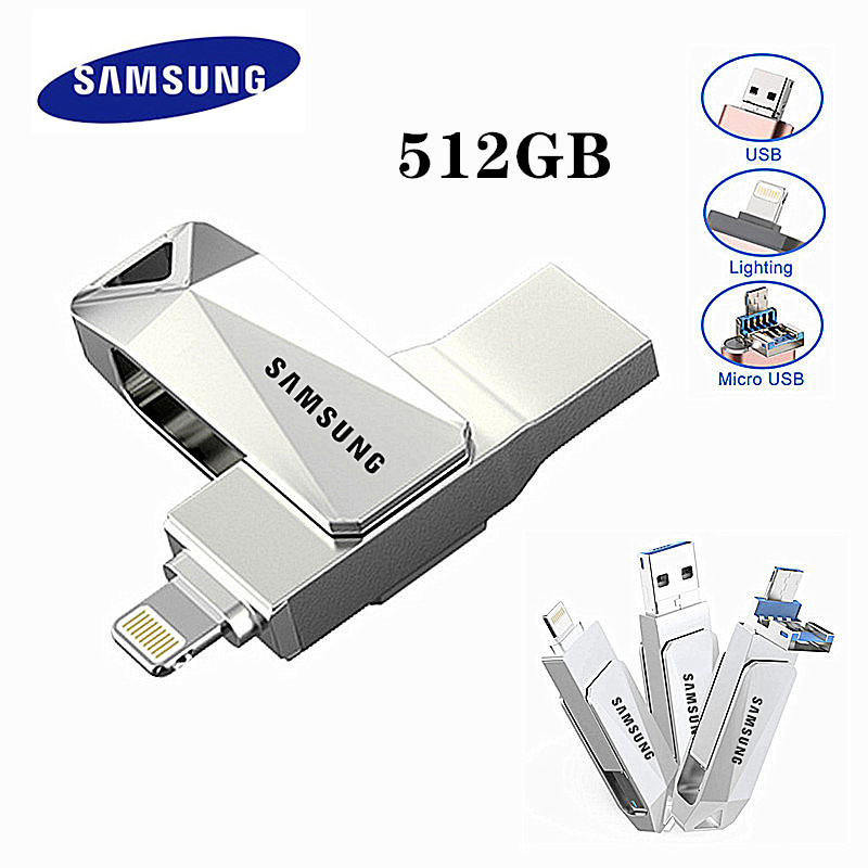 Samsung USB Flash Drive 512GB Pendrive for IOS iphone Android Type C PC ...