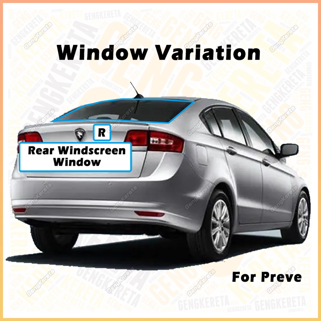 For Proton preve Magic Tint Car Window Glass Solar Film Pre Cut ...