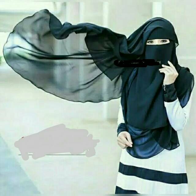 MATA HITAM Yemen NIQAB Yemen NIQAB Yemen PURDAH Yemen Black Chiffon ...