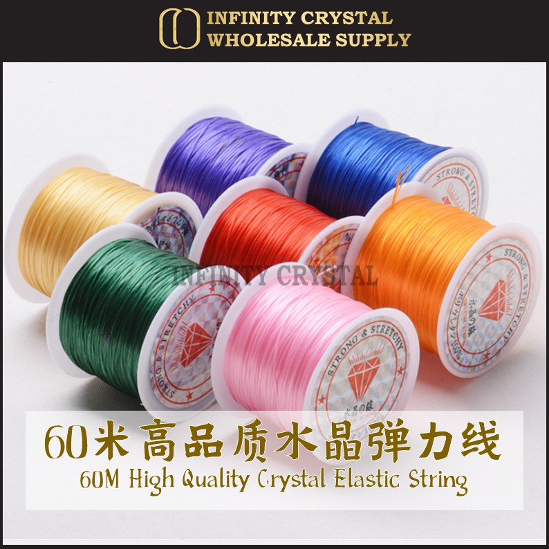 60M Japan High Quality Crystal Elastic String / Crystal Elastic Line ...