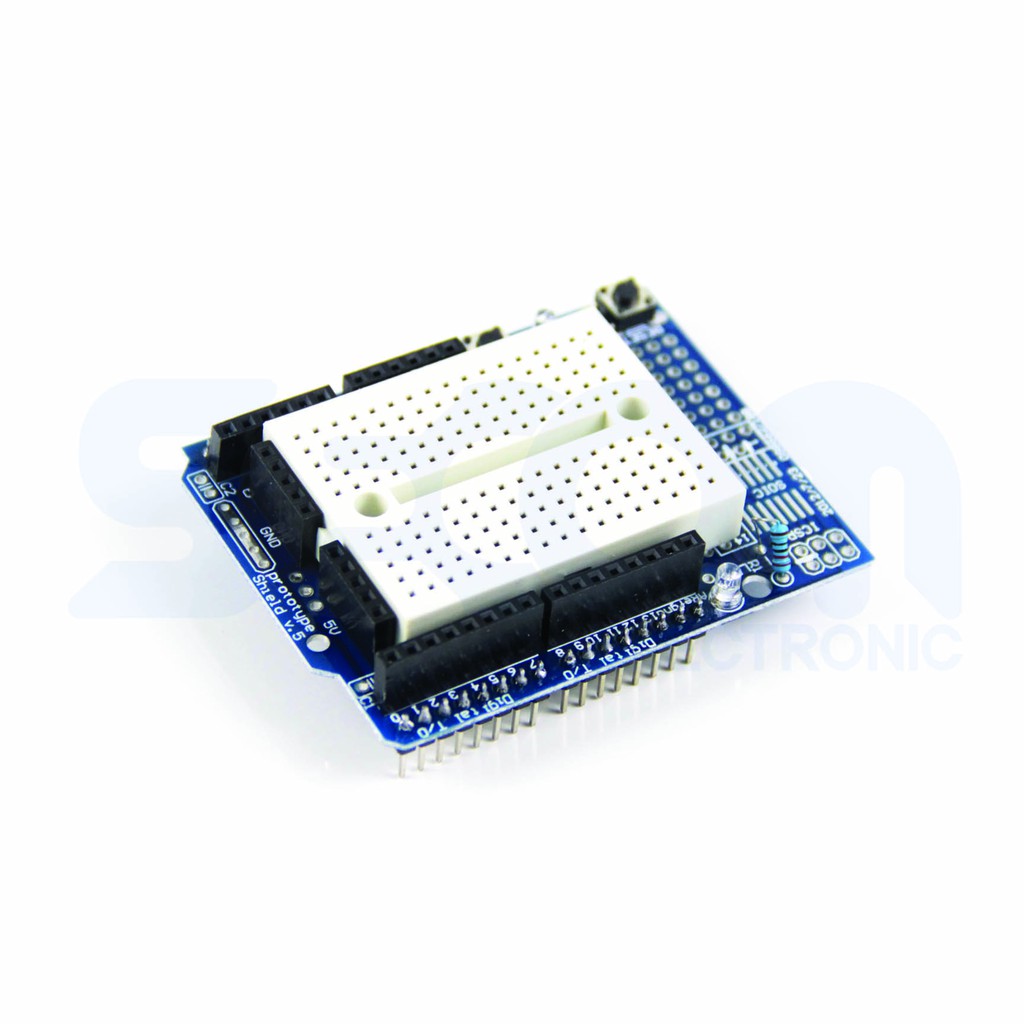 Arduino Proto Shield with Mini Breadboard Arduino Prototype Arduino ...
