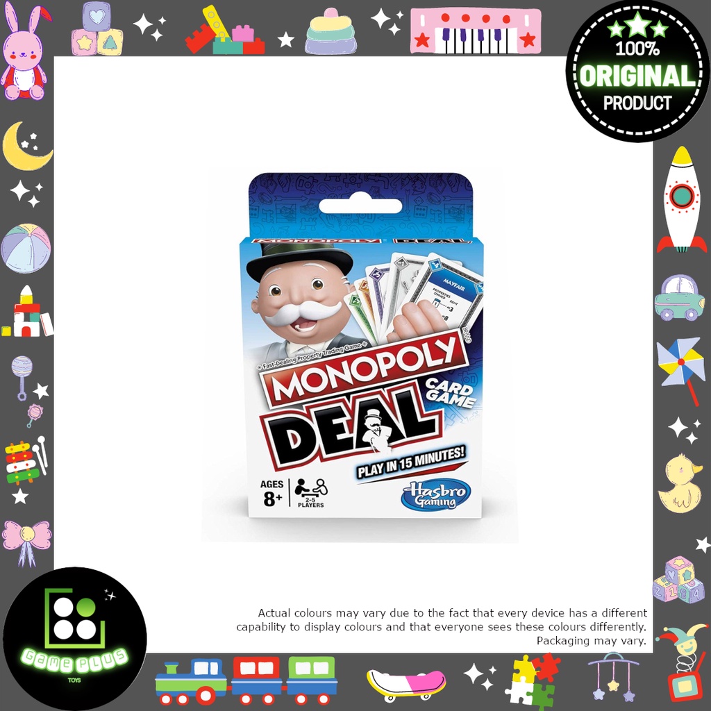 Hasbro Monopoly Deal Card Game | Shopee Malaysia
