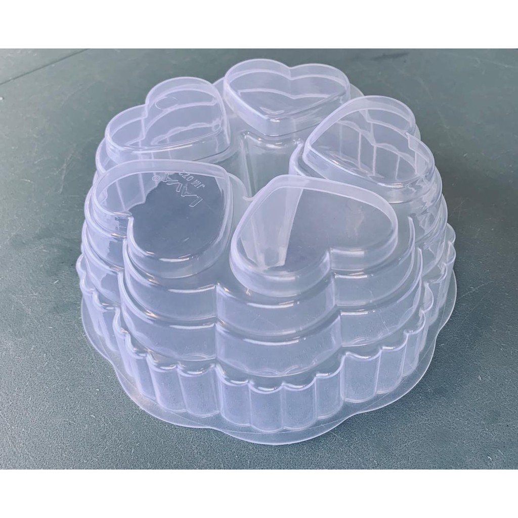 LAVA BPA Free Heart Shape Jelly Mould/ Acuan Jeli -7"/ 10" - JM072 ...