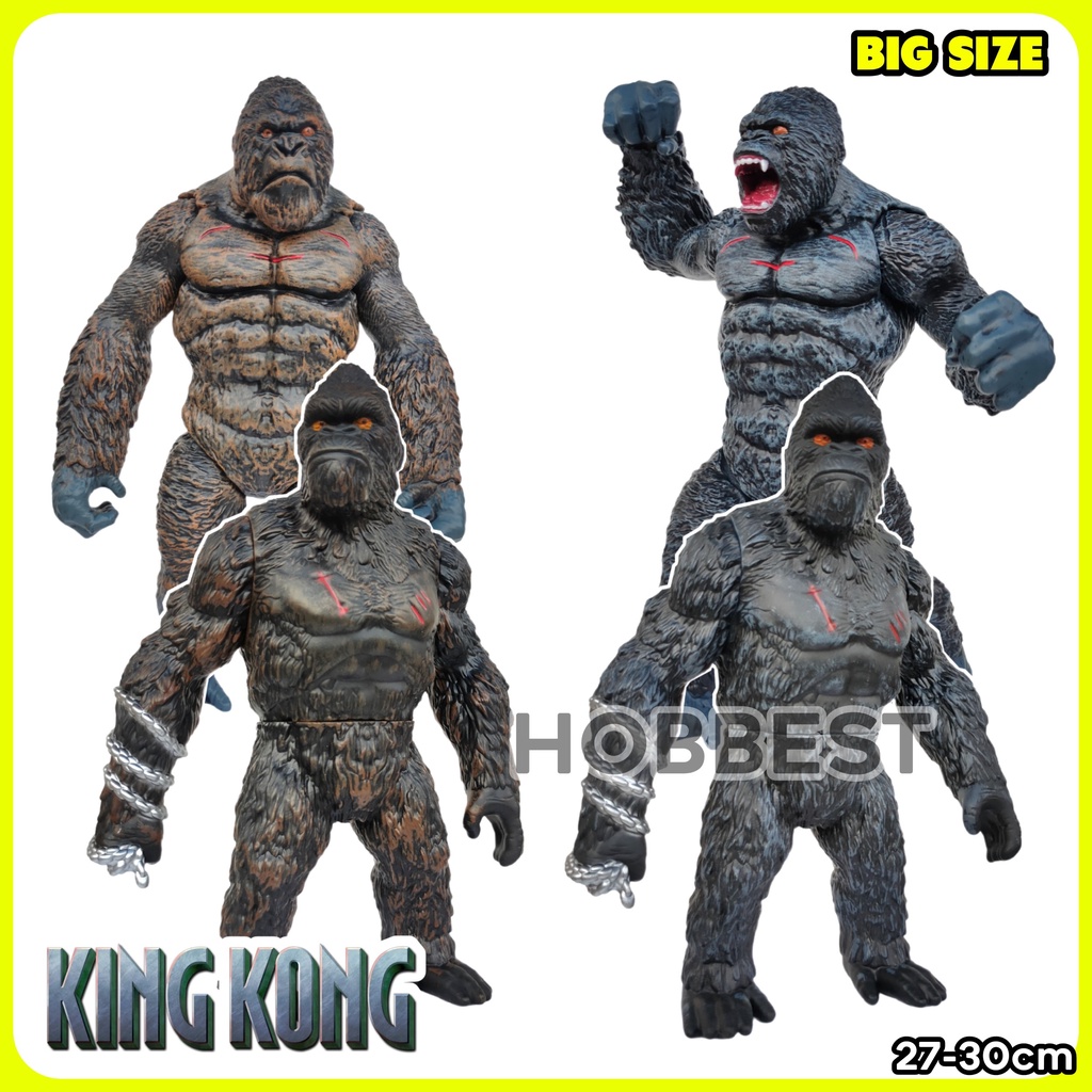 King KONG JUMBO Action Figure - Miniature Kingkong Gorilla Godzilla ...