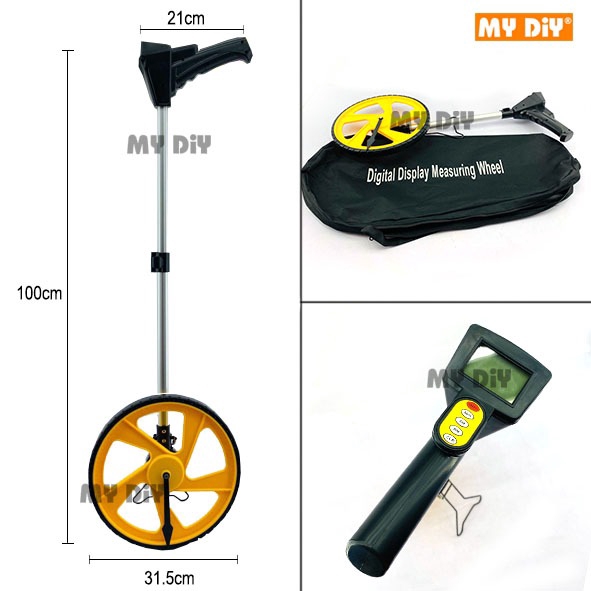 MYDIYHOMEDEPOT - DIGITAL Distance Measuring Wheel Roller 10km ...