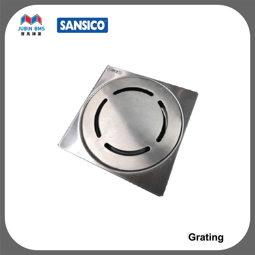 SANSICO GRATING S2-VR-R S/STEEL VENUS ROUND GRATING KITCHEN OR BATHROOM ...
