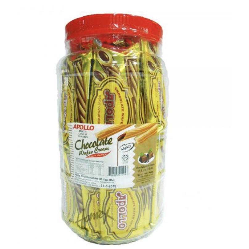 Apollo Chocolate Wafer Stick Snack | Shopee Malaysia