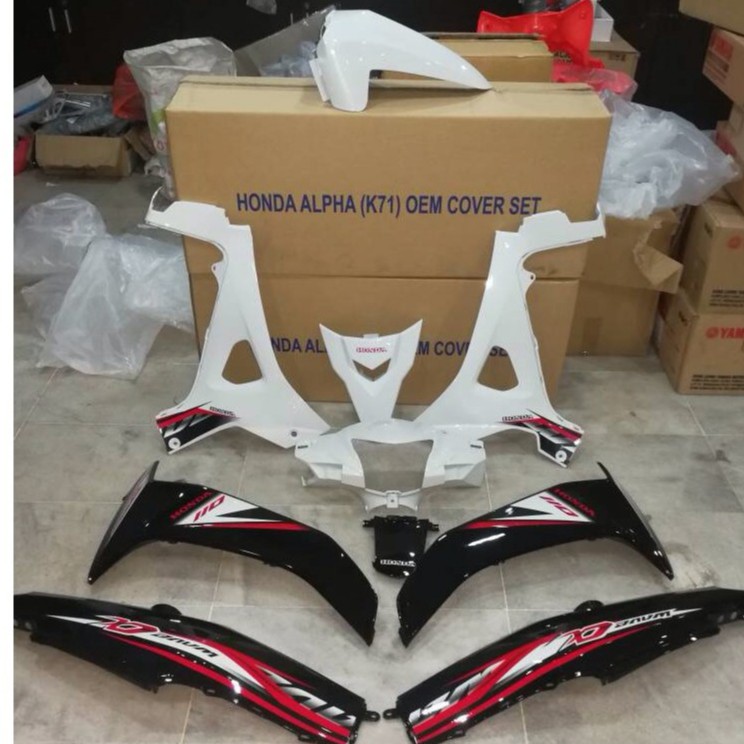 HONDA WAVE ALPHA COVER SET (OEM) STICKER TANAM | Shopee Malaysia