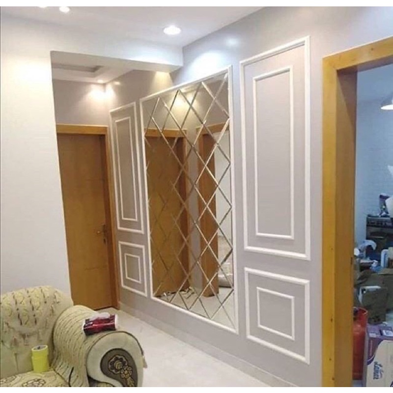 KAYU Wood Trim wall molding CODE 06 WIDTH 2Cm molding wainscoting wall ...