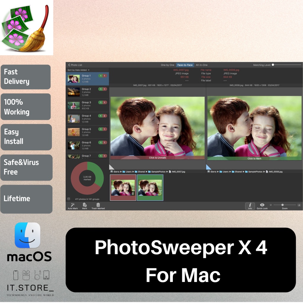 PhotoSweeper X 4 Lifetime for Intel and M1 Chip Apple Silicone MacOs/Macbook/Mac Software Full ...