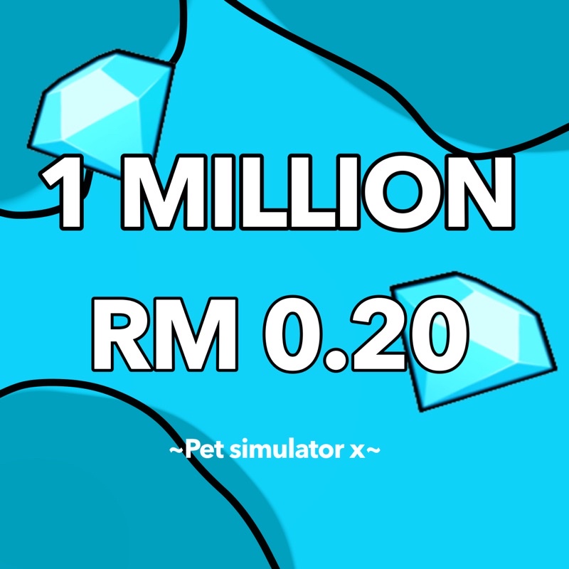 Pets simulator x Gems (Cheap) ( READ DESCRIPTION ) | Shopee Malaysia