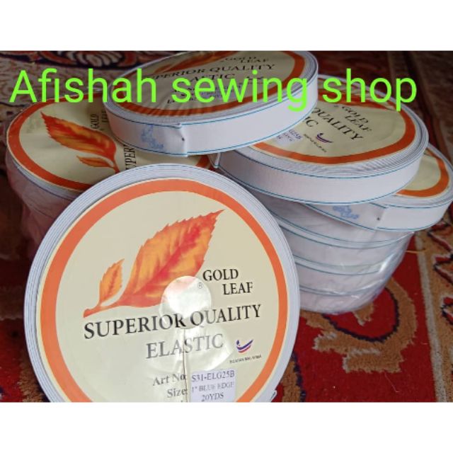 GETAH KAIN 1" BRAND GOLD LEAF SENORITA BUNDLE PACK 4 ROLL @GETAH LINE ...