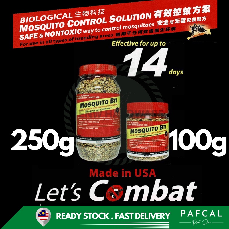 (READY STOCK) 100% ORIGINAL MOSQUITO BTI Biological Mosquito Control ...