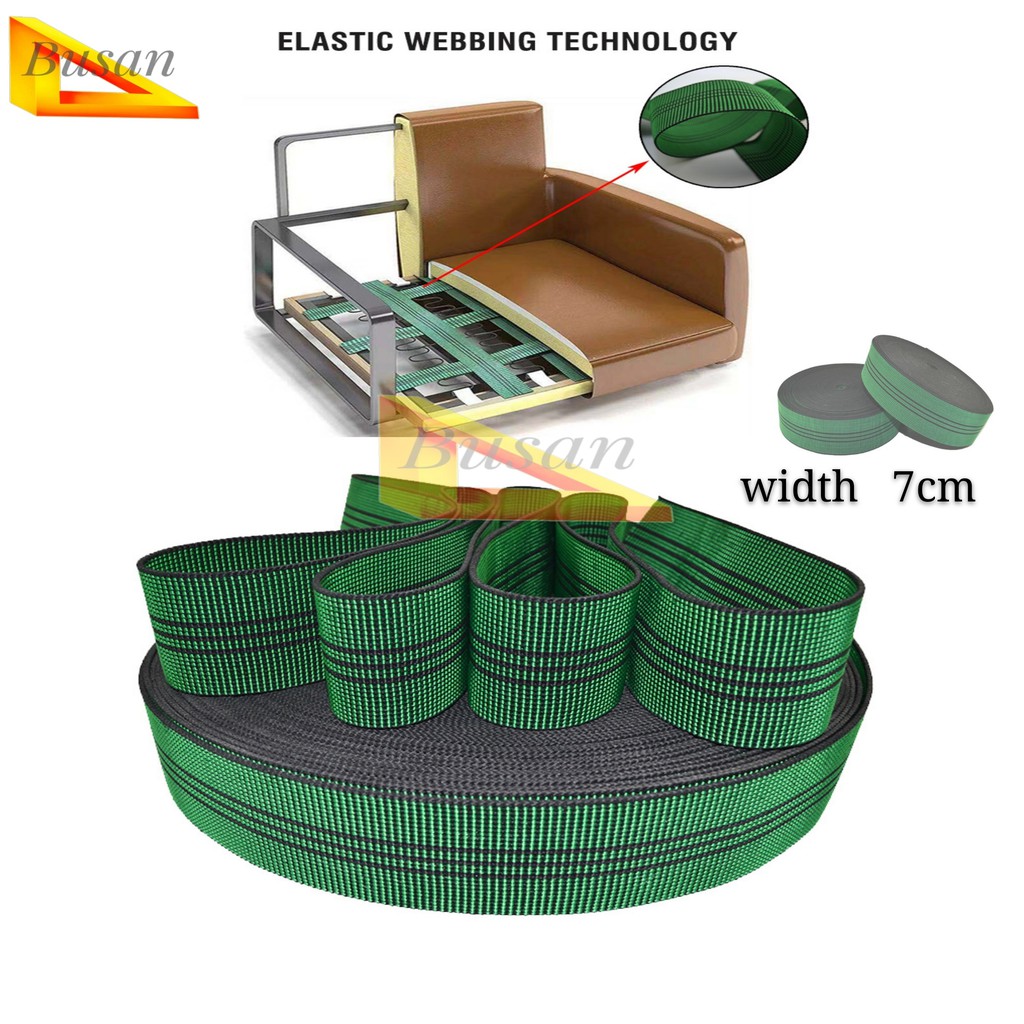 70mm Tali Getah Elastik Sofa Home Getal Sofa DIY High Strength ...