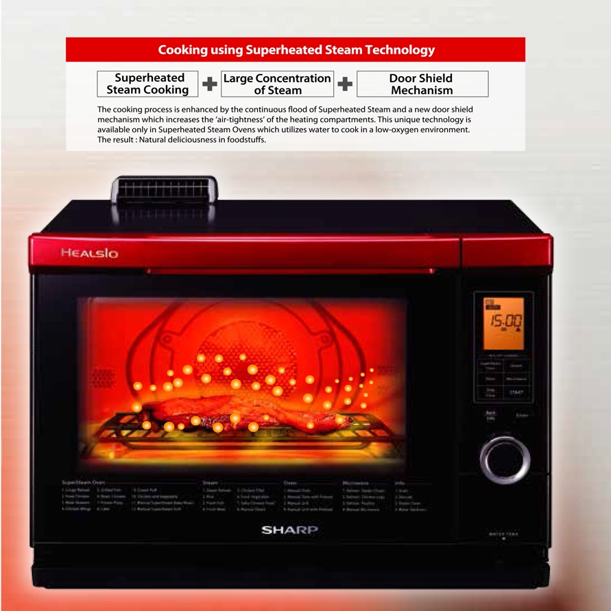 Sharp 30L Steam Microwave Oven AX1350VMK /26L Steam Microwave Oven ...