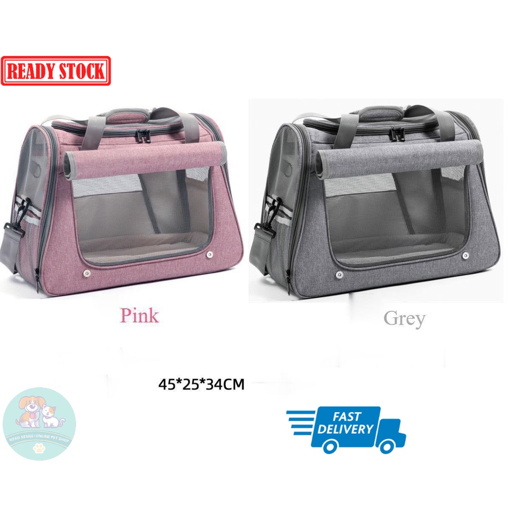 Pet Carrier Cat Carrying Handbag Dog Bag Portable Cats Dogs Travel ...