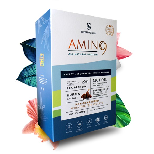 Amino9 All Natural Protein Best Quality Superfood Supplement | Shopee ...