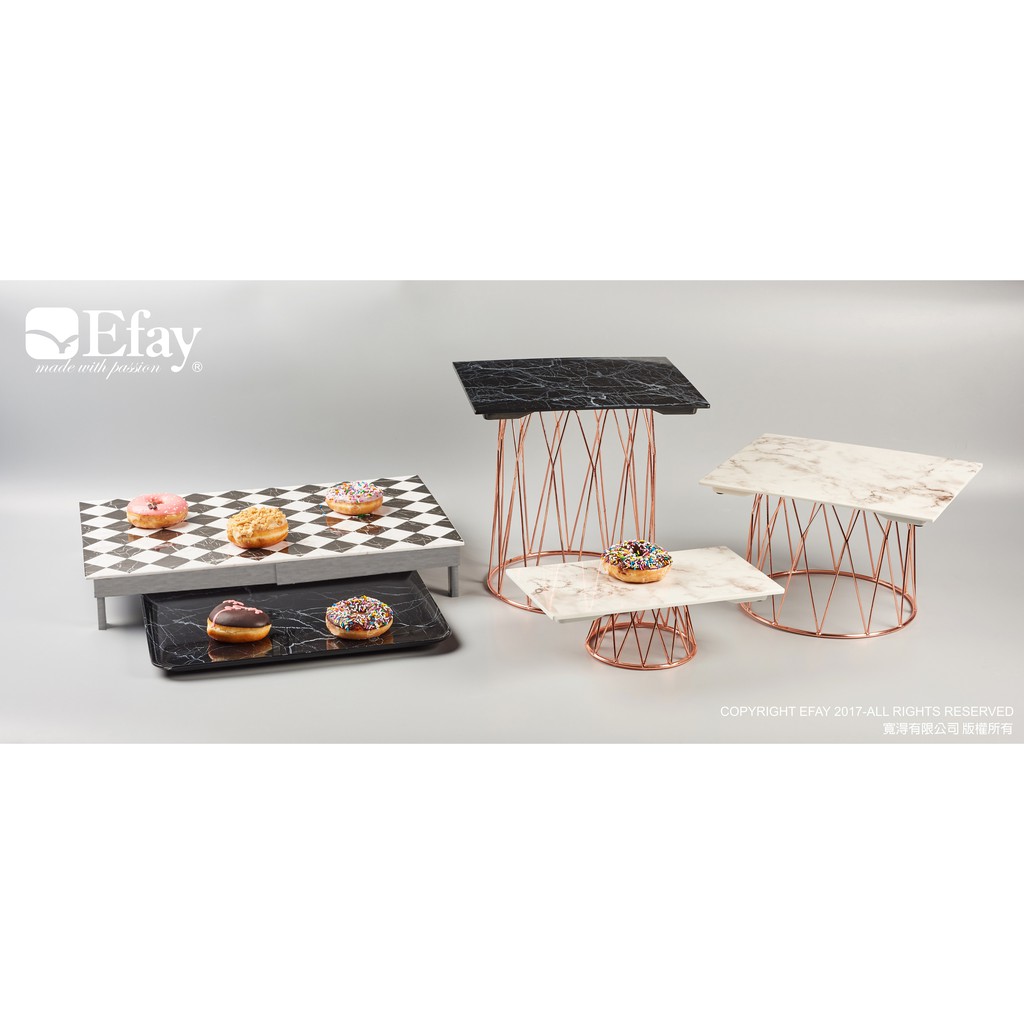 [Efay] Melamine Food Display Tray/ Props / Marble Design / Food Serving ...