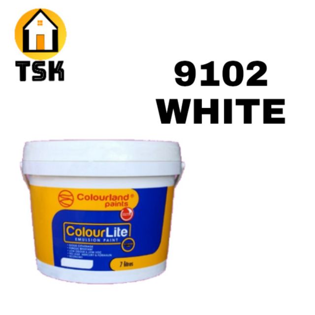 COLOURLAND COLOURLITE EMULSION PAINT (9102 WHITE) | Shopee Malaysia