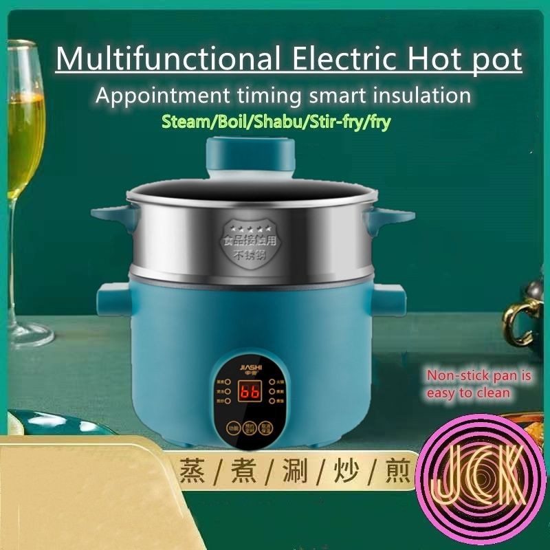 Multi-Function Portable Kitchen Nonstick Electric Heat Pot Mini Fast ...