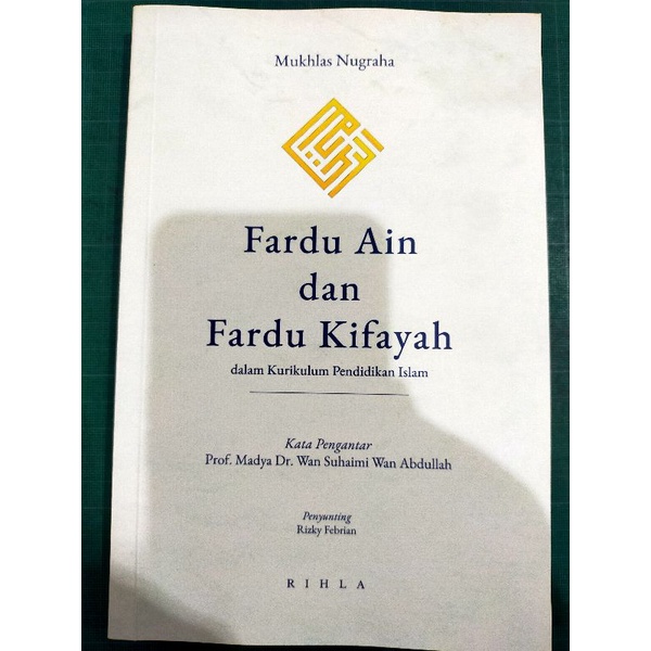 ZBH. Fardu Ain dan Fardu Kifayah Dalam Kurikulum Pendidikan Islam. Wan ...
