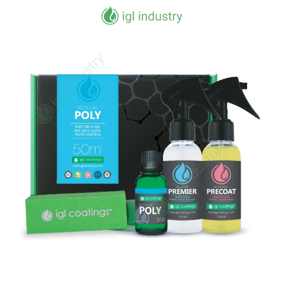 Ecocoat Poly Kit 50ML -1 Full Set Premium Car Ceramic Coating - Service ...