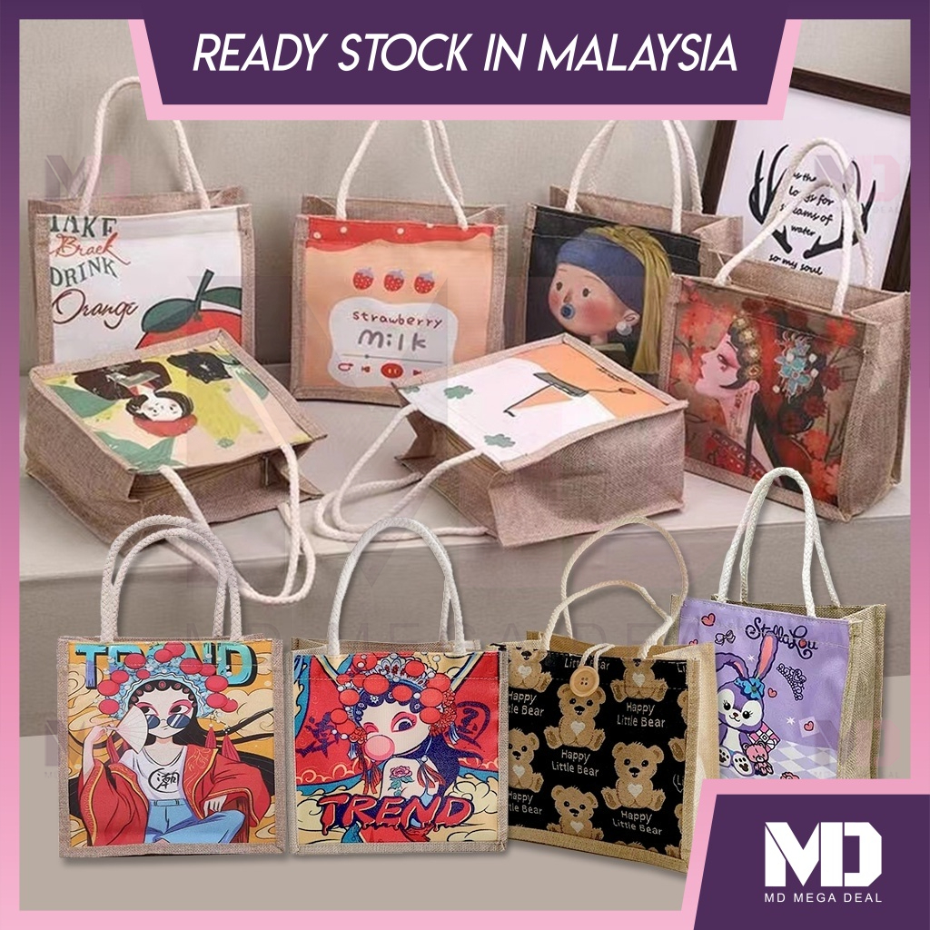 《Mega Deal》Japan Canvas Design Tote Bag Handbag Shoulder Beg Sling Bags ...