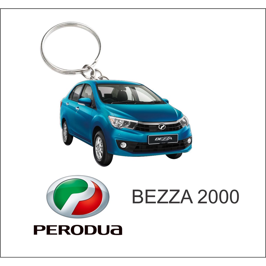 Perodua bezza blue 2000 Key Tags / Key Tagging / Keychain / Tanda Kunci ...