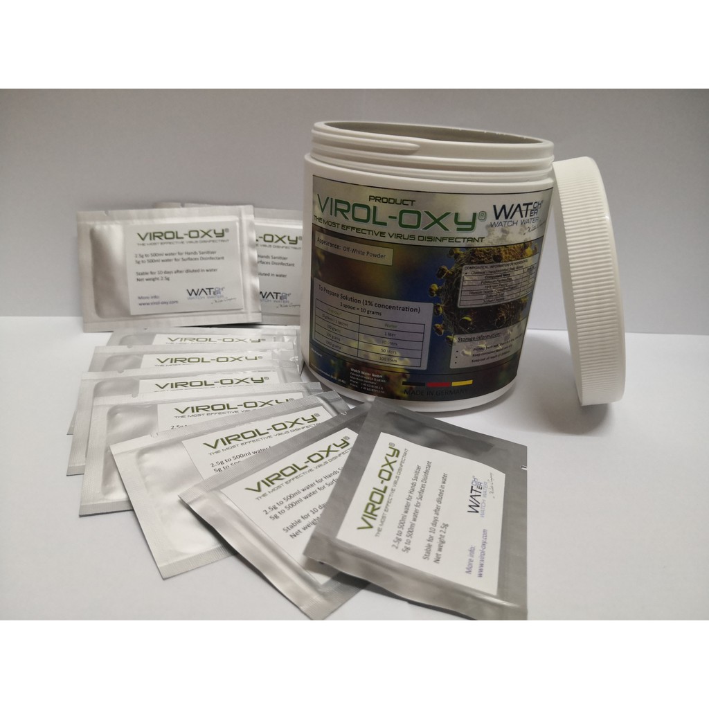 Virol-Oxy (Personal Pack) Powder Disinfectant from Germany / Non ...