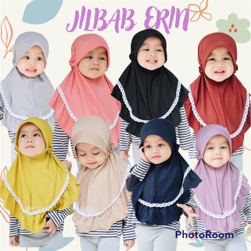 YG Erin Children's Hijab With Cute Lace And Rubber Back | Shopee Malaysia