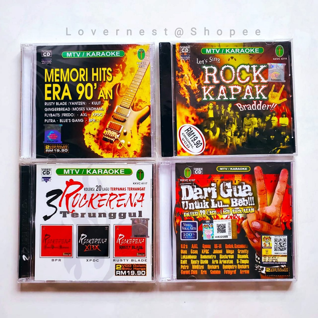 Memori Hits Era 90'An - Let's Sing Rock Kapak Bradder!! - 3 Rockerena Terunggul -Dari Gua Untuk ...