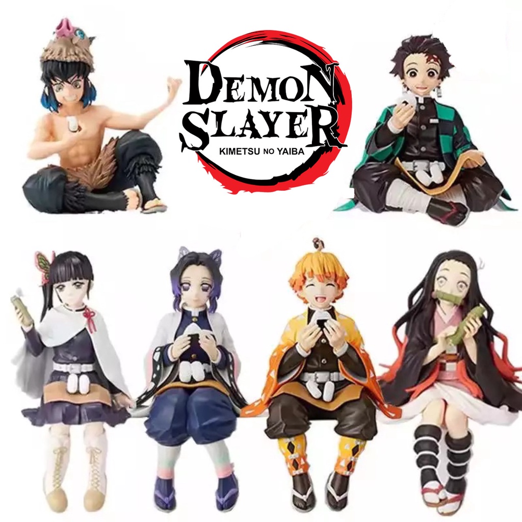 Action FIGURE KIMETSU NO YAIBA DEMON SLAYER TANJIRO EAT RICE BALL VER ...