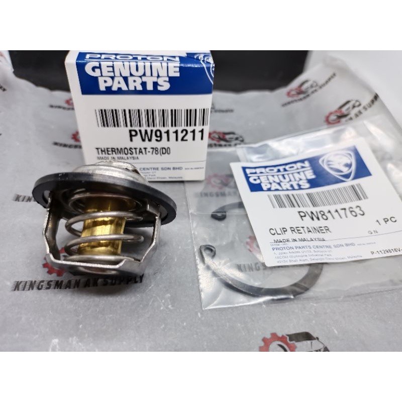PW911211 THERMOSTAT 78'C /82'C PROTON BLM SAGA FLX GEN2 SATRIA NEO ...