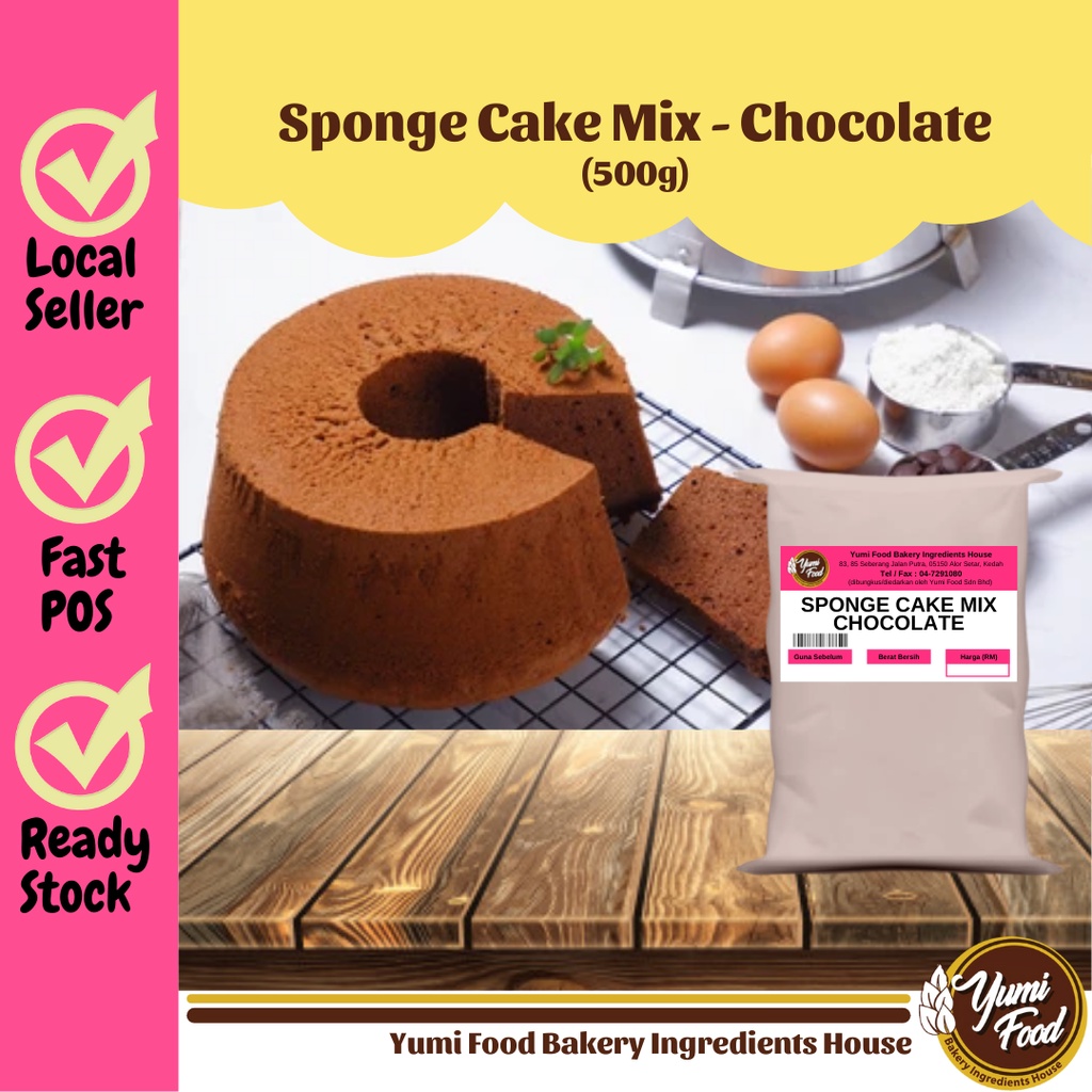 [READY STOCK] Tepung Segera Coklat Sponge Kek / Chocolate Sponge Cake ...