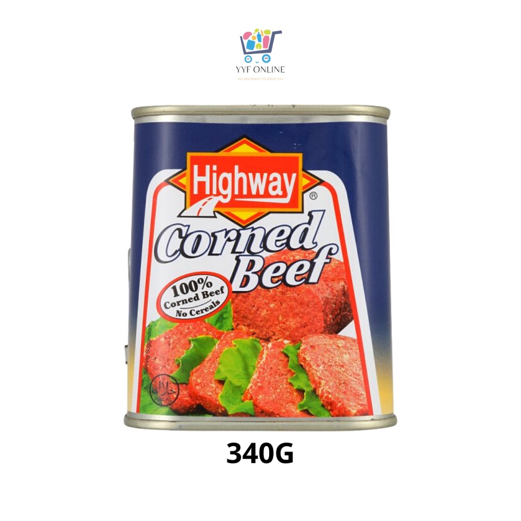 Highway Corned Beef Korn Daging (340g) | Shopee Malaysia