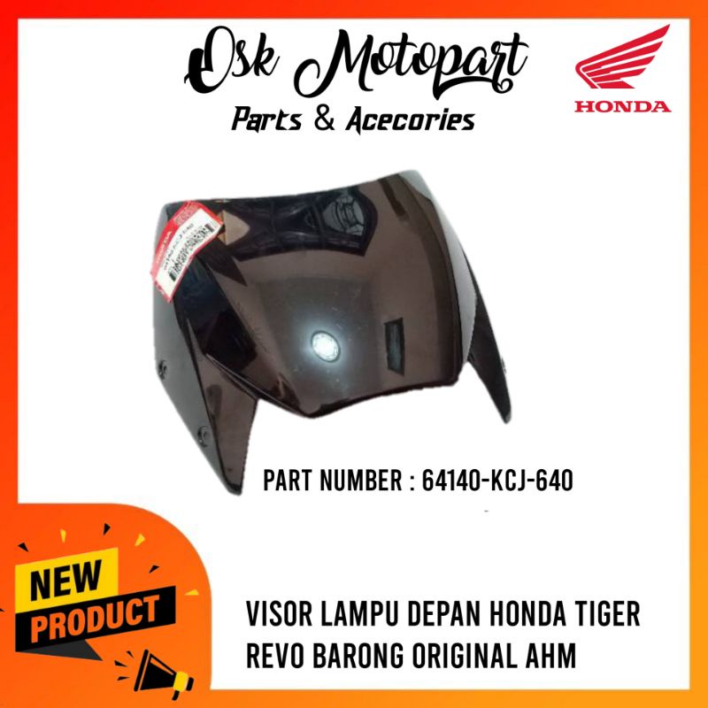 Tiger Barong Visor Tiger Barong Original Ahm Headlights | Shopee Malaysia